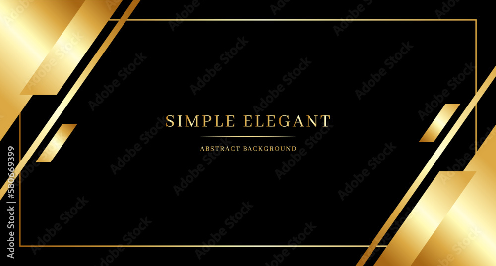 Abstract gold background, gold banner template. Vector Eps10 Stock ...