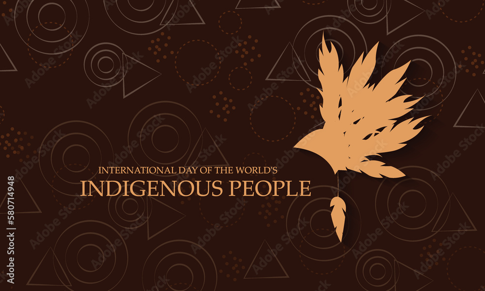International Day of the World's Indigenous People. August 9. Stock ...