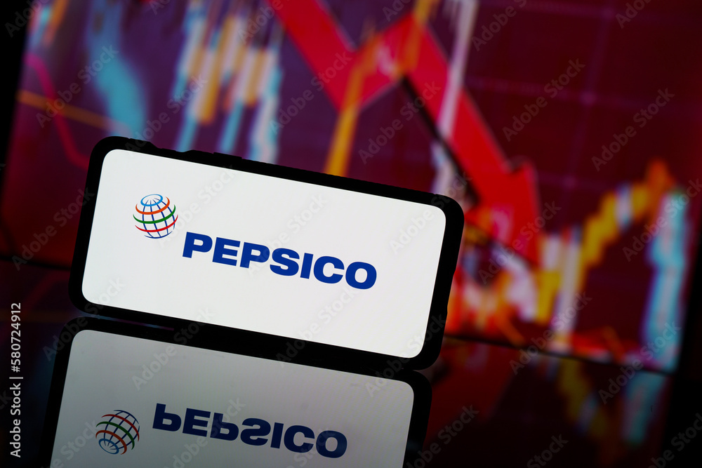 Pepsico company shares go down at stock market. Pepsico company ...