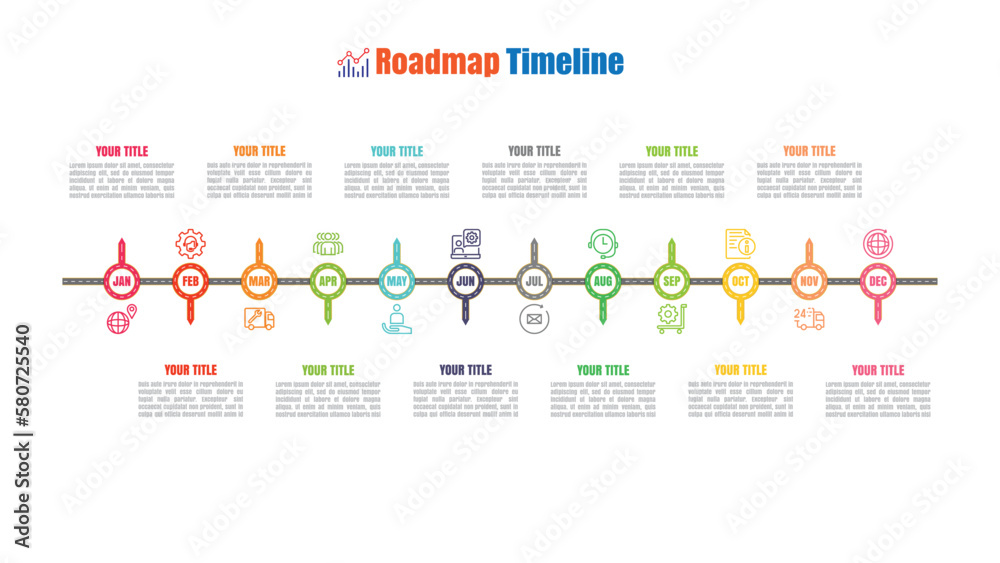 Data analytics and collection abstract process infographic template ...