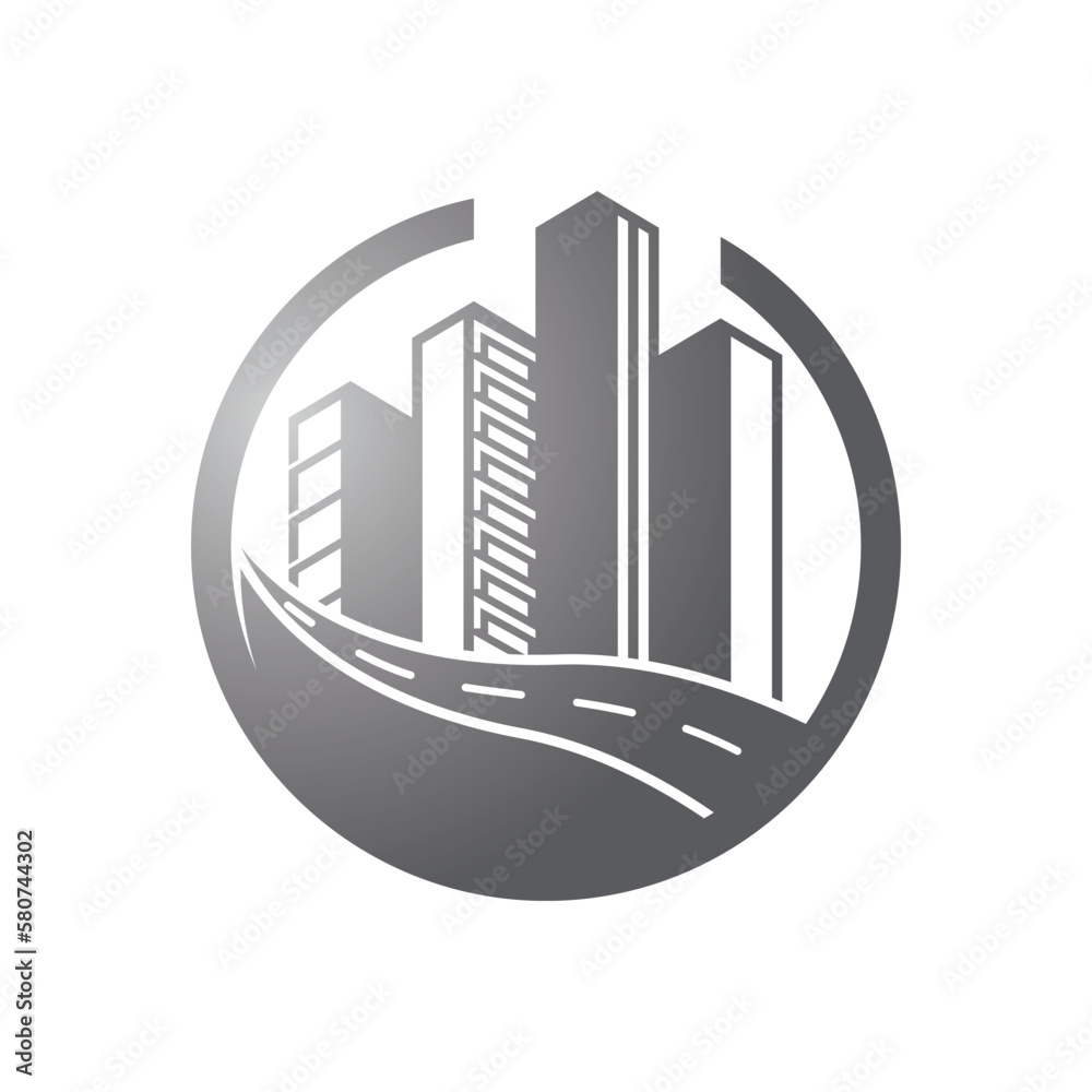 Building logo vector and symbol icon Stock Vector | Adobe Stock