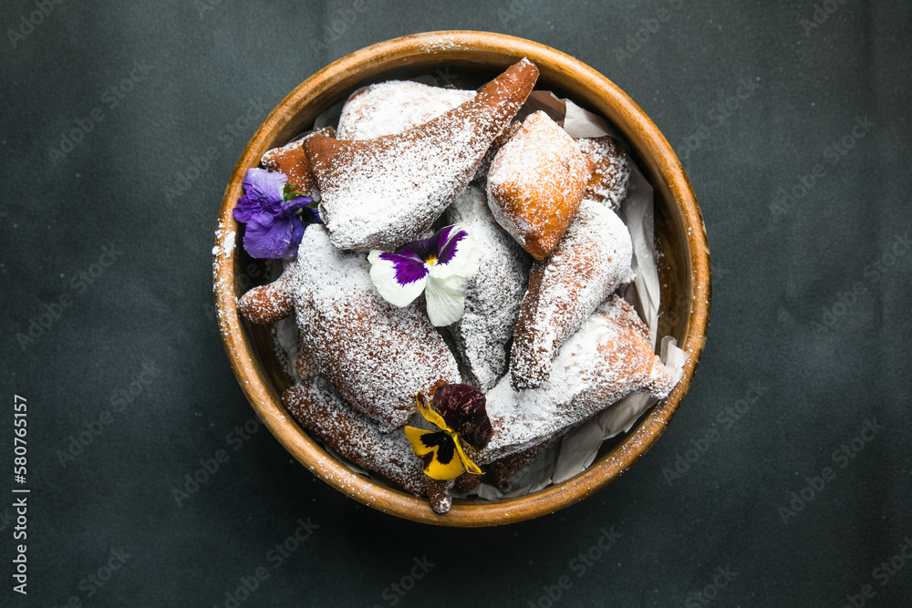 Mandazi is a slightly sweet East African Street Food Stock Photo ...