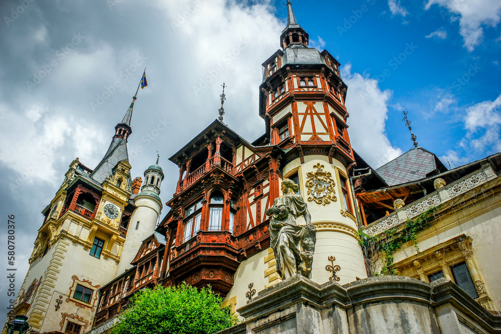 Peles Castle is a stunning example of Neo-Renaissance architecture and ...