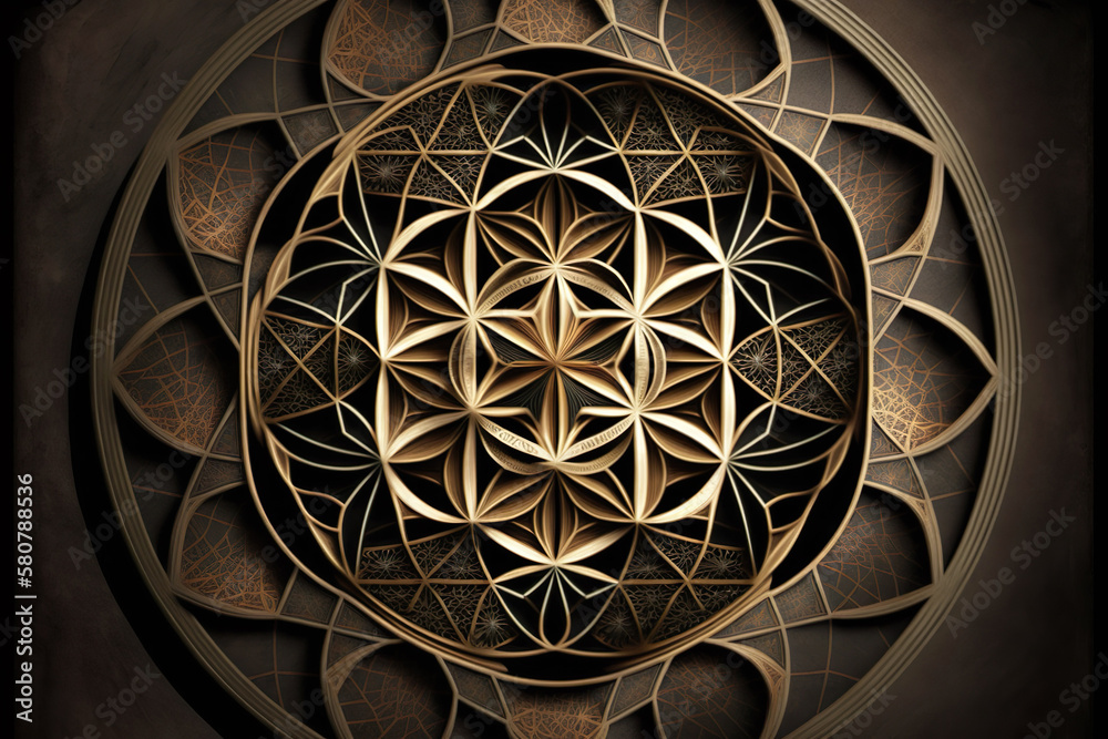 Symbols of sacred geometry, Flower of life symbol variations ...