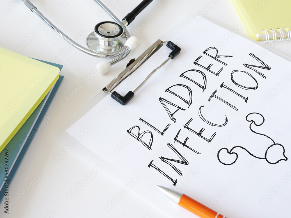 Bladder infection is shown using the text Stock Photo | Adobe Stock
