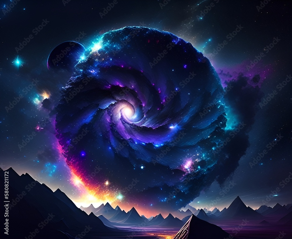 Dreamy Galaxy Backgrounds, universe space abstract background Stock ...