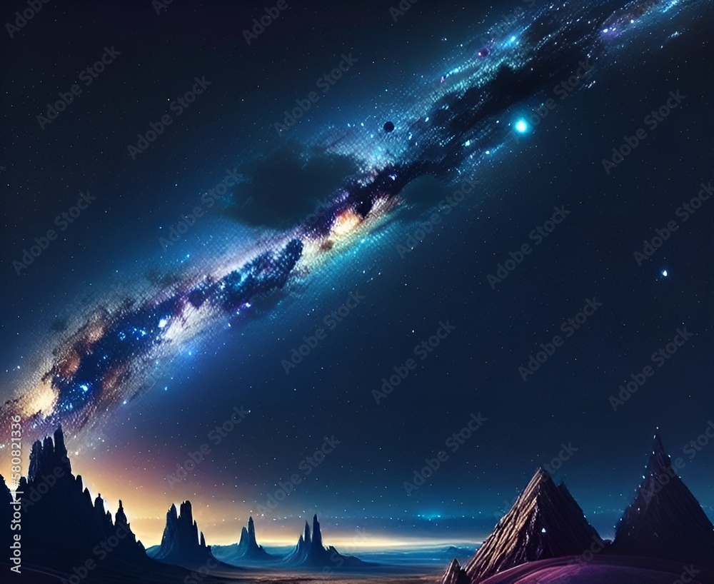 Dreamy Galaxy Backgrounds, universe space abstract background Stock ...