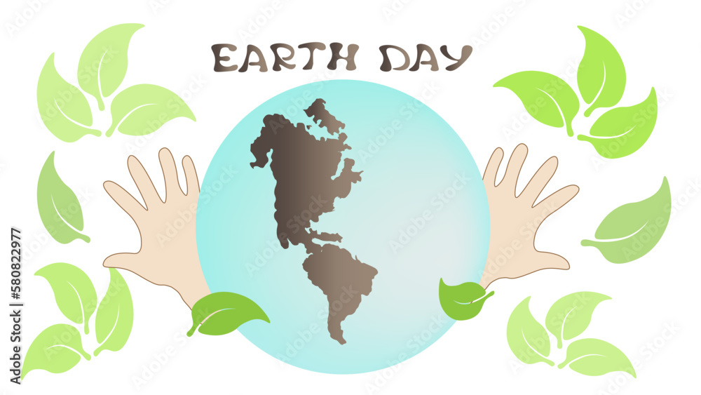 Earth Day. Clean green esg environment, ecology concept vector ...