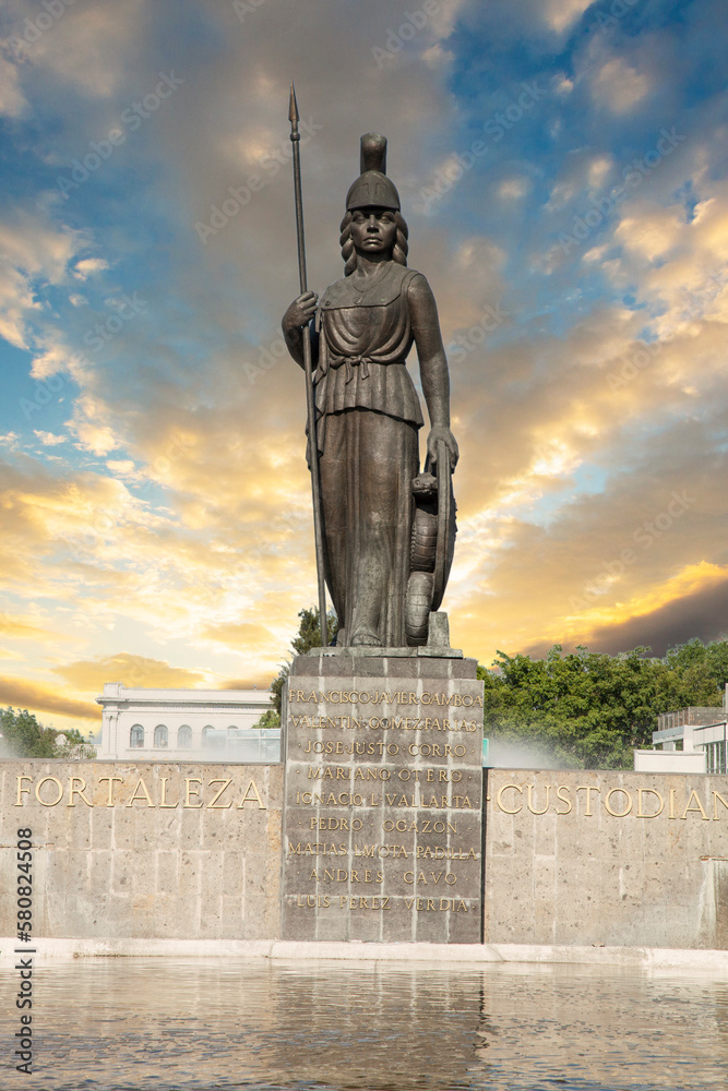 Minerva y Arcos de Guadalajara Stock Photo | Adobe Stock