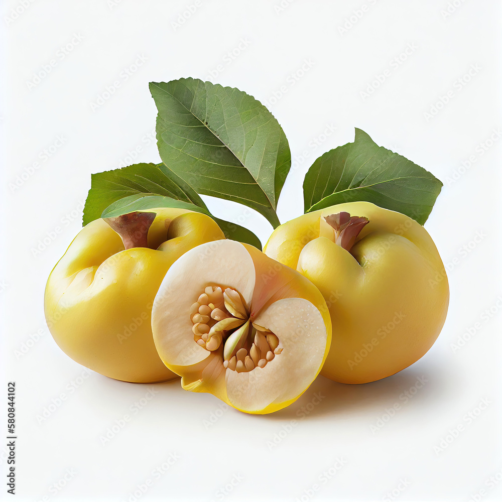 Fresh quince as abstract background illustration (Generative AI) Stock ...