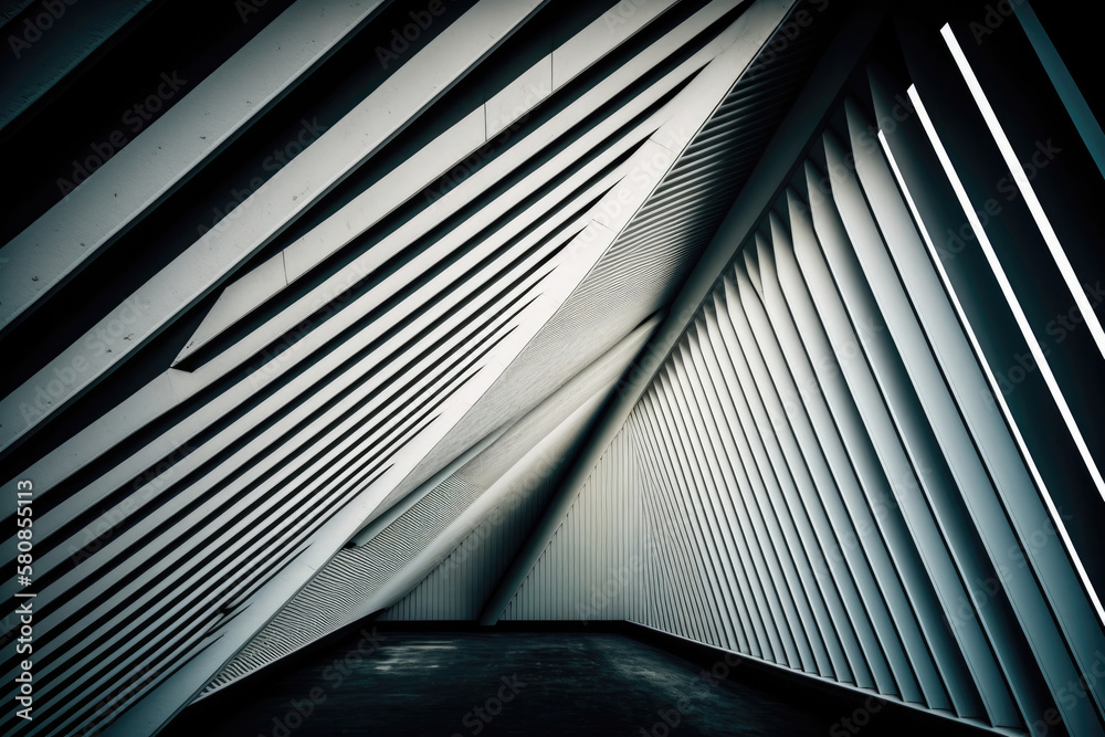 Pitched roof of a bridge. abstract architecture. Illustration AI ...