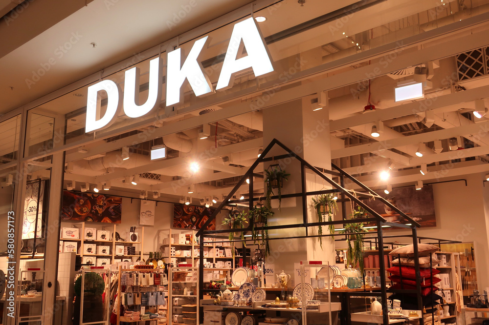DUKA goods and households items shop at Westfield Mokotow shopping mall ...