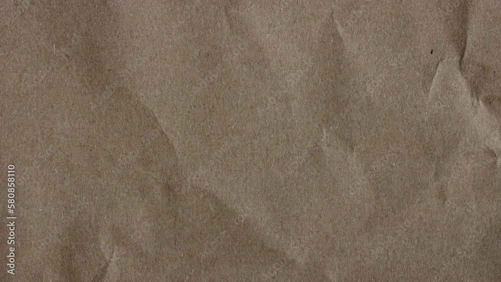 Animated Crumpled Brown Paper Texture Stock 비디오 | Adobe Stock