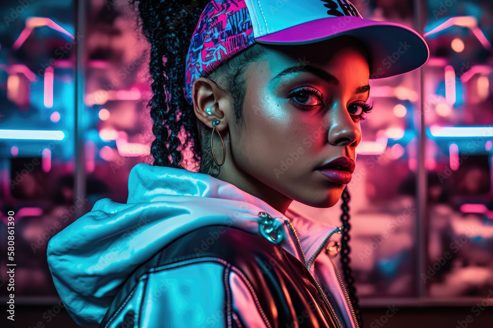 Neon Blue Sport Jacket