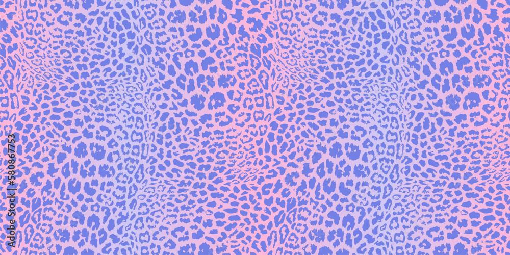 Leopard print pattern. Vector seamless background. Animal skin texture ...