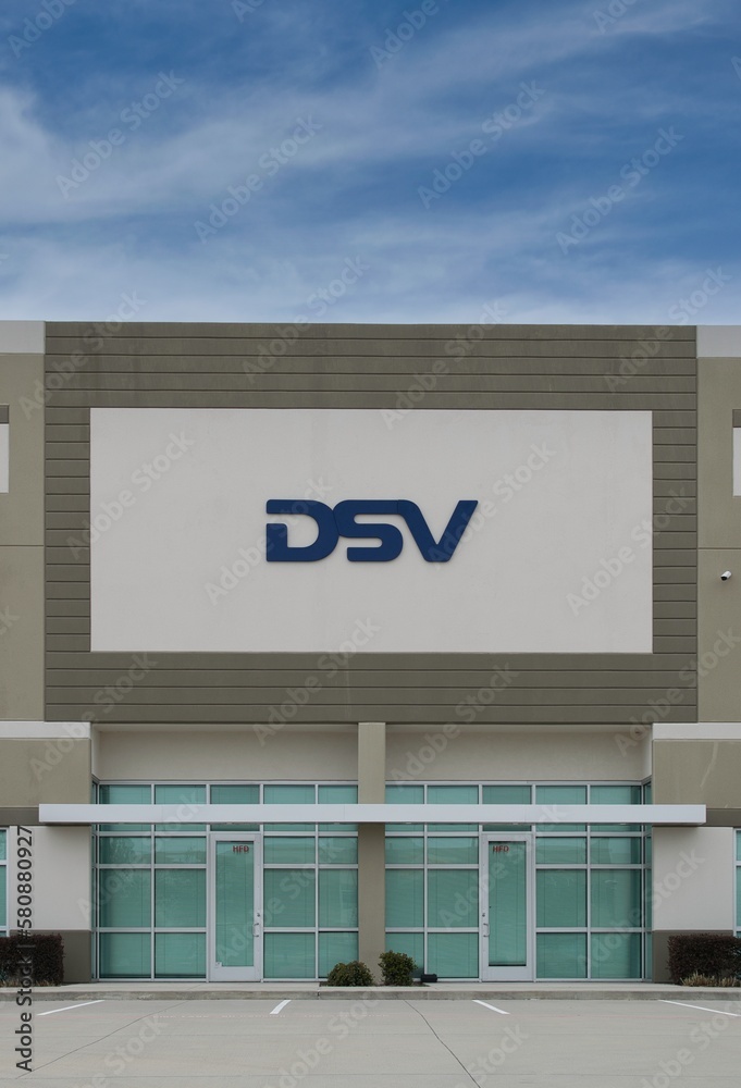 DSV office building storefront exterior in Houston, TX. Danish ...