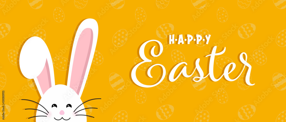 Easter rabbit, easter Bunny. Vector illustration. Easter Day. Happy ...