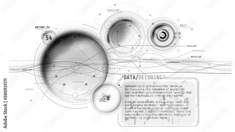 Animated infographics on the theme of data security and decoding. Stock ... Animated infographics on the theme of data security and decoding. Stock ...