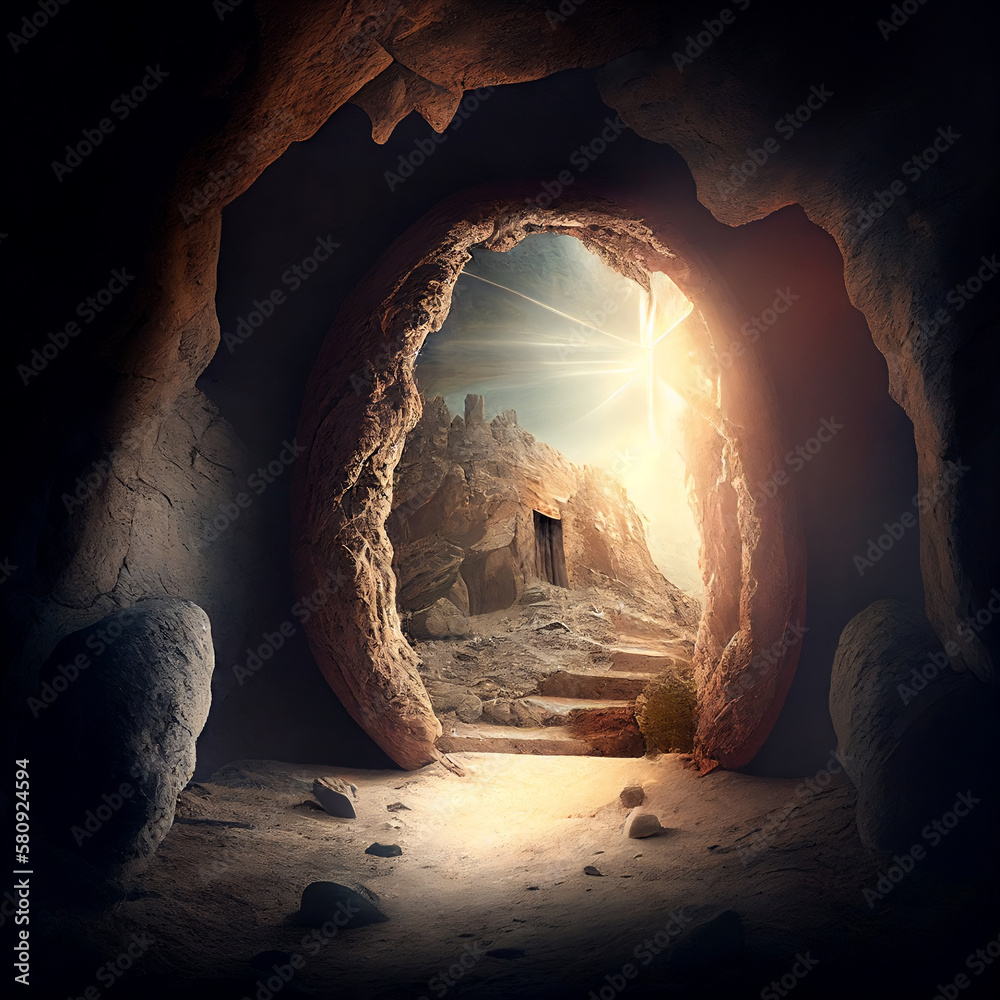 The cave from which Jesus Christ has risen Holy Sepulchre, Basilica of ...