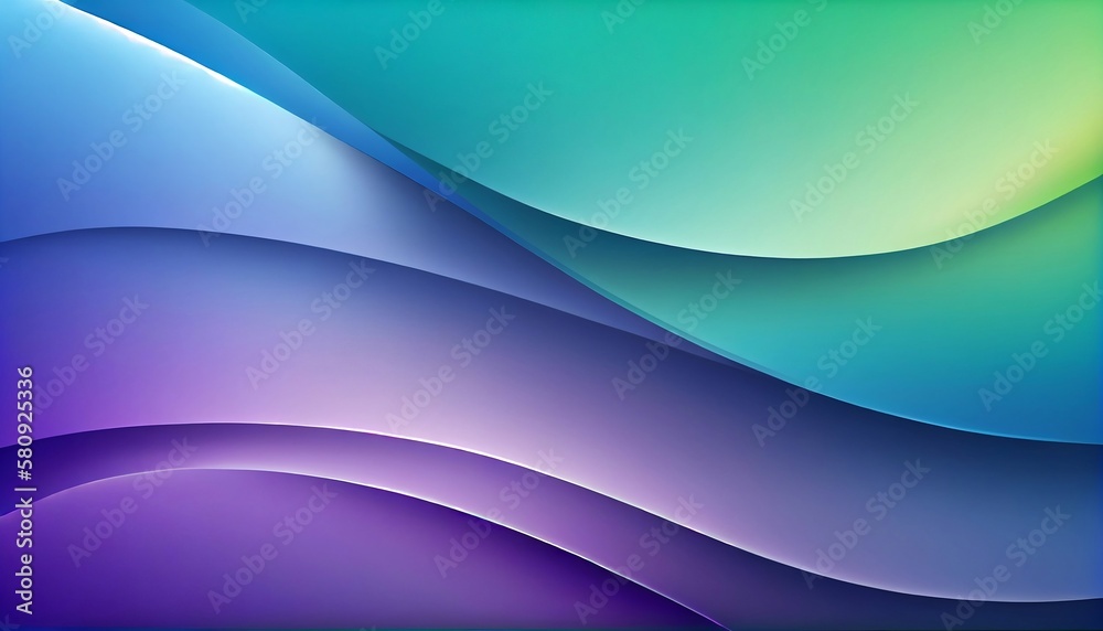 A gradient of cool colors that blend together smoothly to create a ...