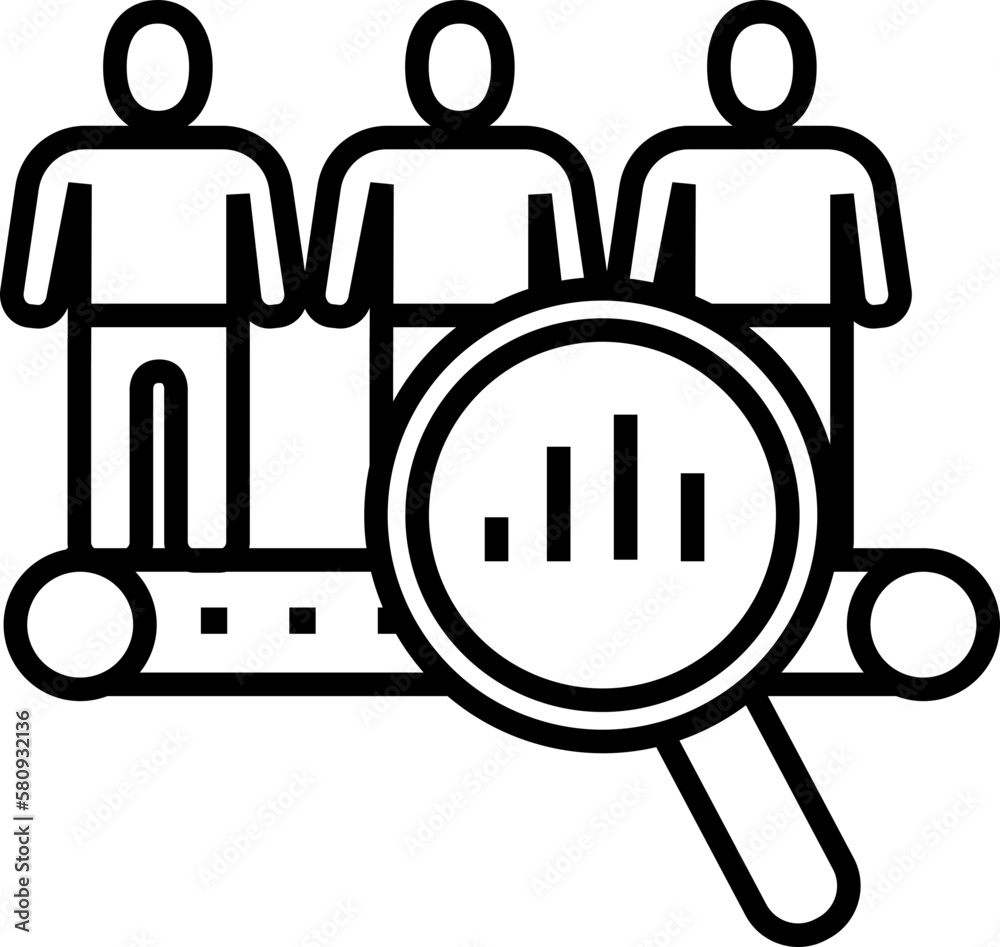 ethnographic research icon Stock Vector | Adobe Stock