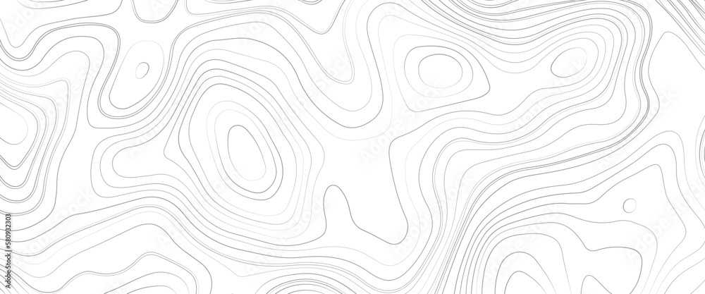 Topographic map and landscape terrain texture grid, abstract white ...
