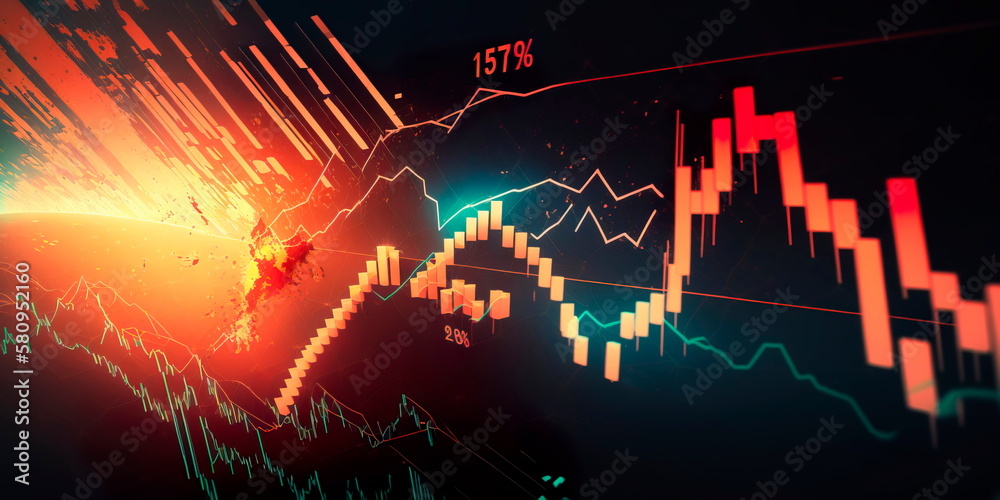 Stock market crash graphs and charts Crisis Generative AI Stock ...