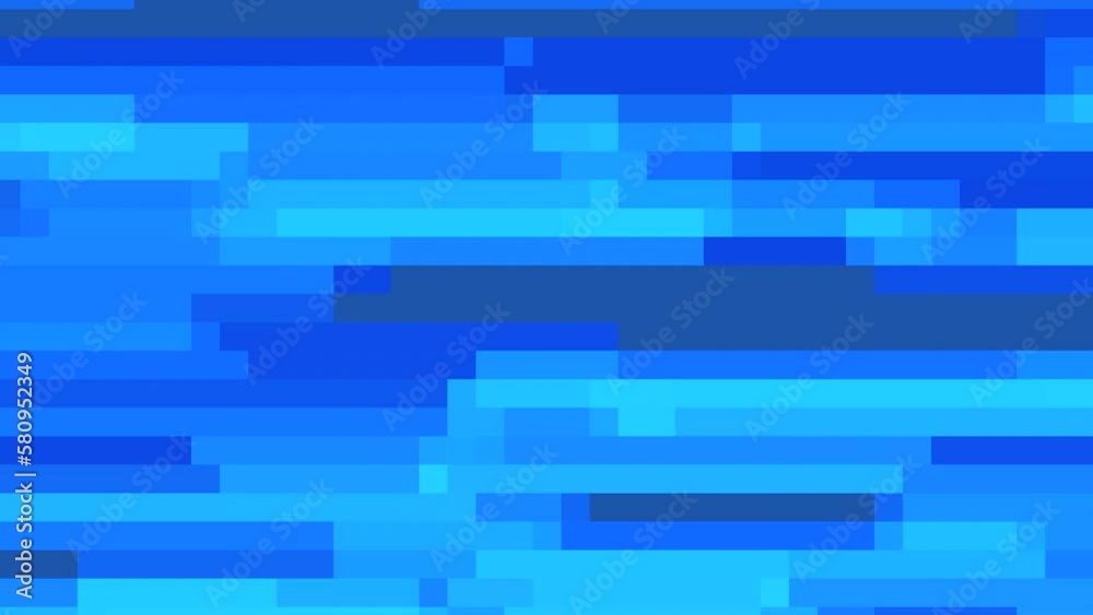 Gradient blue pixels in 8 bit pattern, motion abstract game, cyberpunk ...