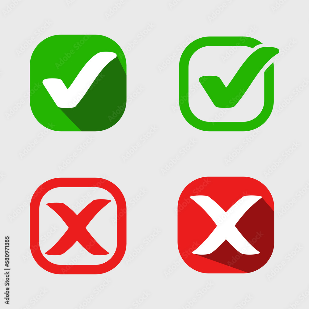 Vecteur Stock Vector checklist logo icon design isolated. Round check ...