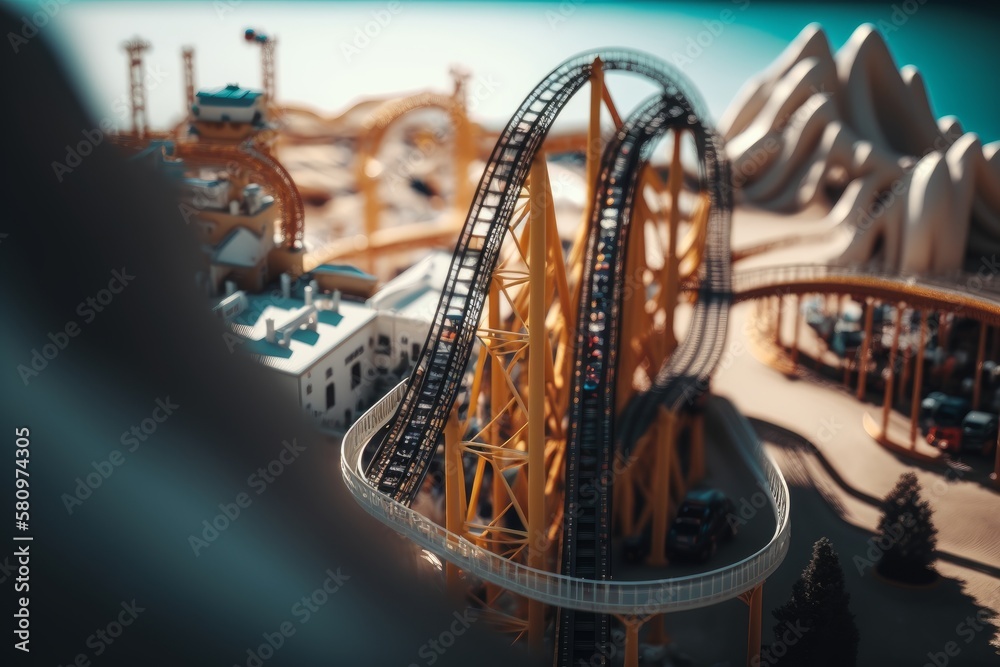 Experience the Thrill at Our Ancient Theme Park: Hyper-Detailed Roller ...
