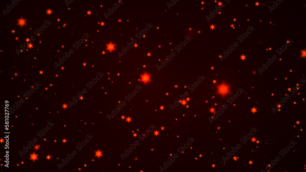 Abstract animated background. Animation of a Warm Stars Texture on dark ...