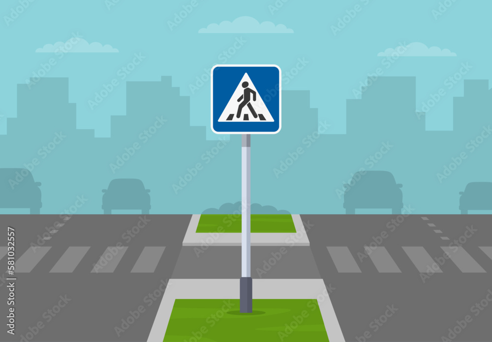 Safe driving tips and traffic regulation rules. Divided lane road ...