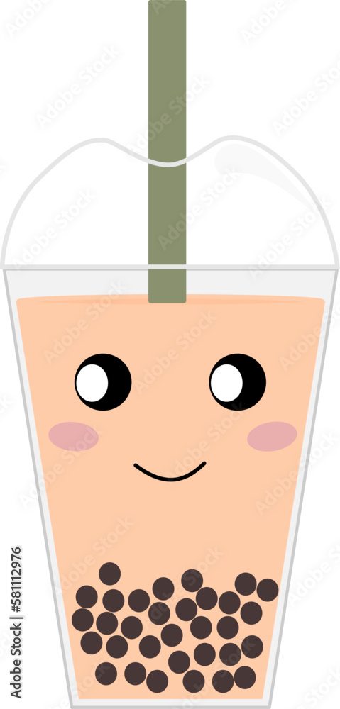 Pearl Milk Tea Vector