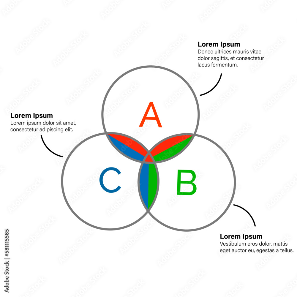 Circle infographics. Template for diagram, graph, presentation and ...