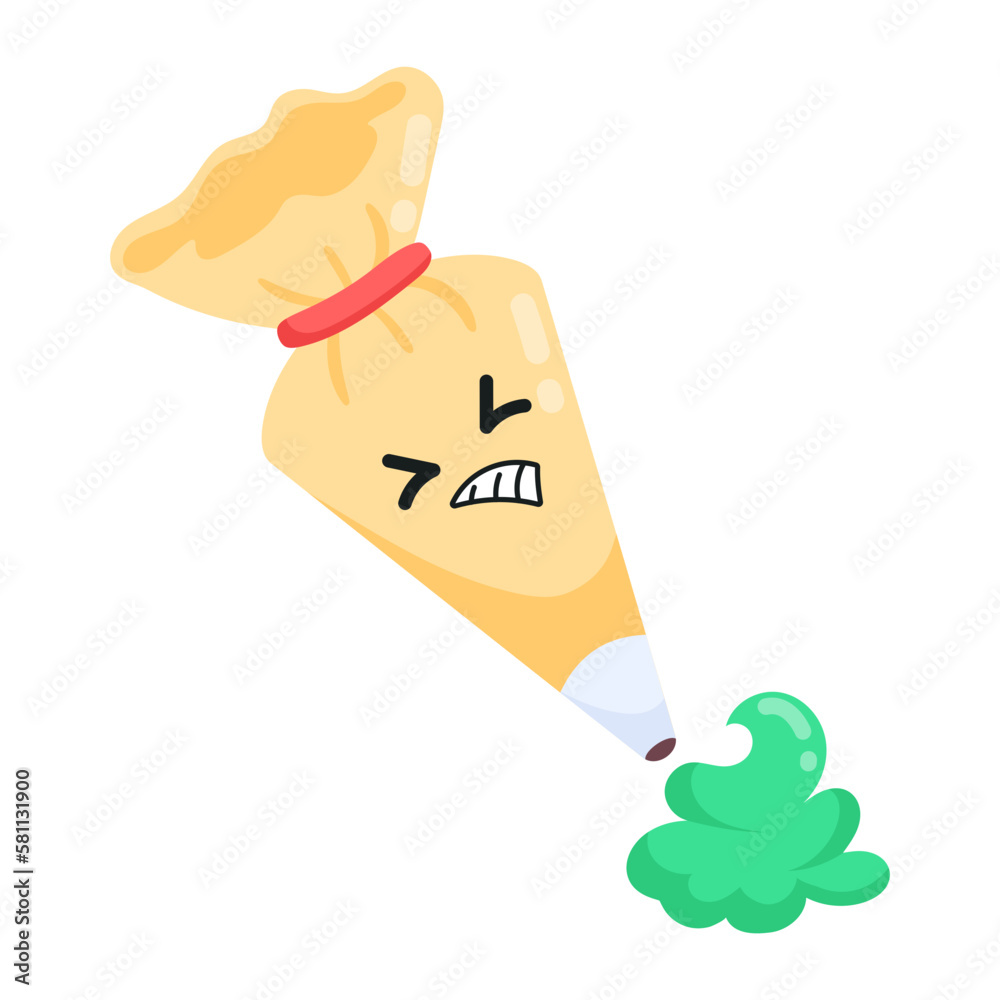 Piping Bag Stock Vector | Adobe Stock