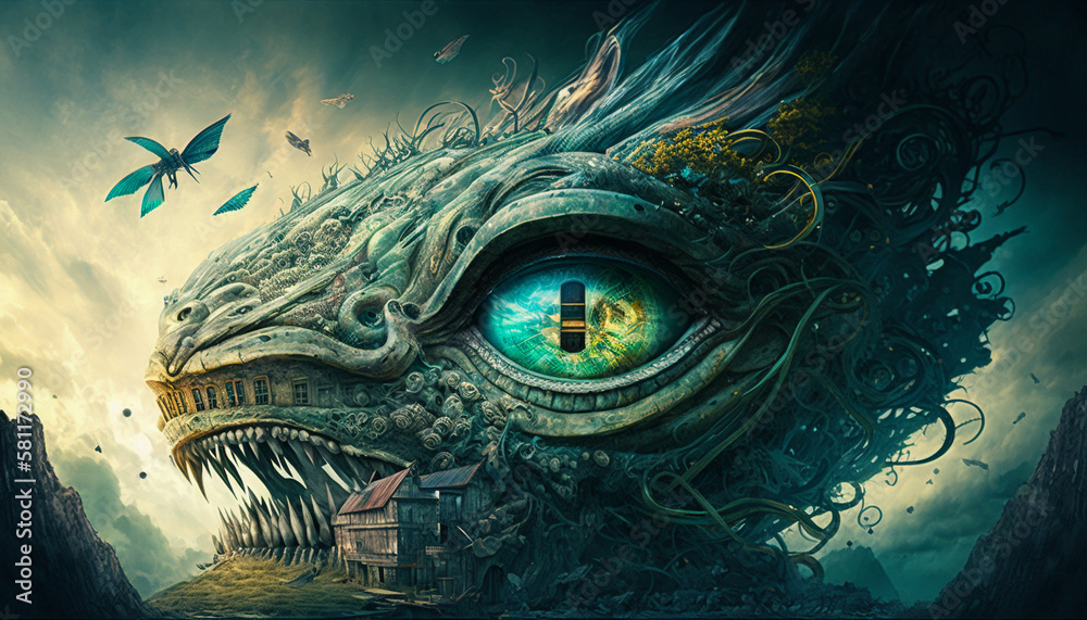 Supernatural Jinn world of surreal dreamscapes and bizarre creatures ...