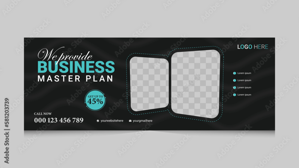 Corporate Banner Design Template, Professional business cover page ...