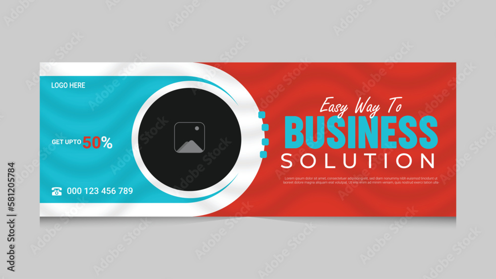 Corporate Banner Design Template, Professional business cover page ...