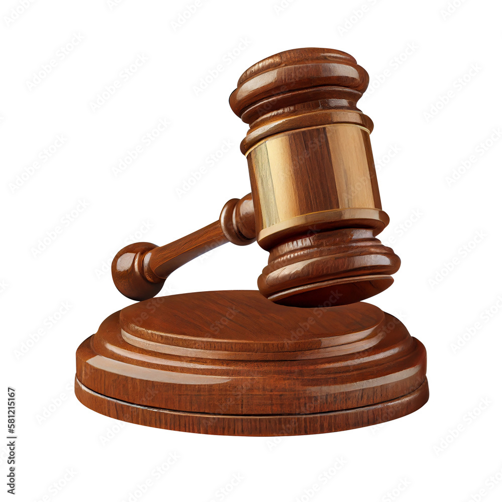 Judge gavel isolated 3d render. Concept law judgment legal system ...