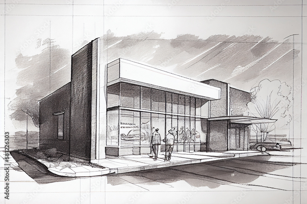 Contemporary Architectural Sketches
