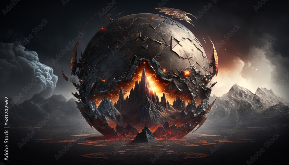 planet in the form of continental rifts in the fire, earthquake. A ...