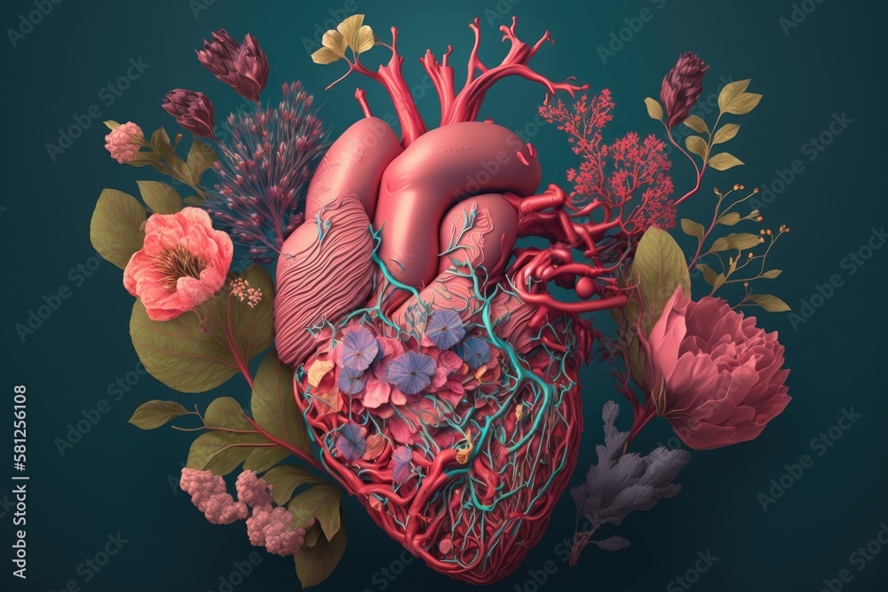 Real Beating Human Heart