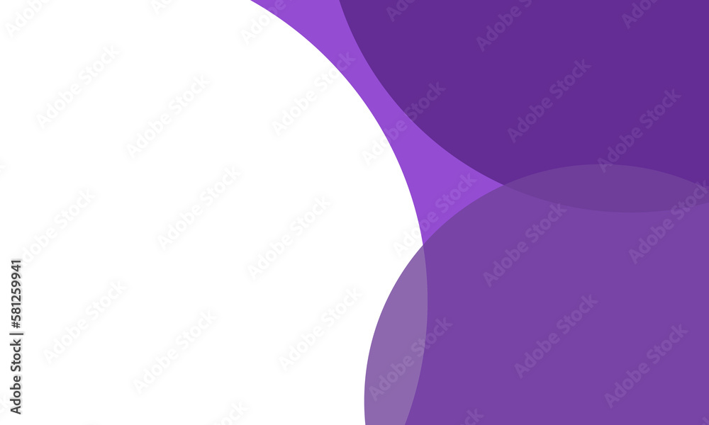 Violet color circles background with overlap layer. For wallpaper ...
