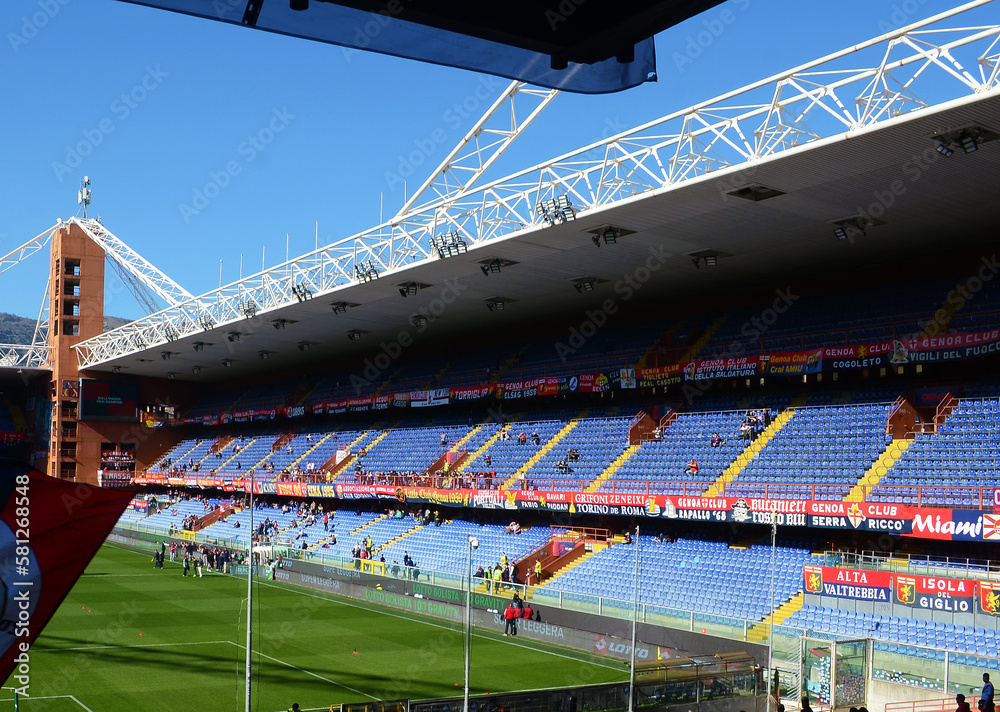 part of the Luigi Ferraris stadium also known as the Marassi stadium ...