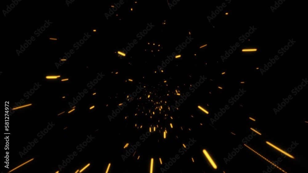 Fire sparks rising up with transparent alpha channel can be used for ...