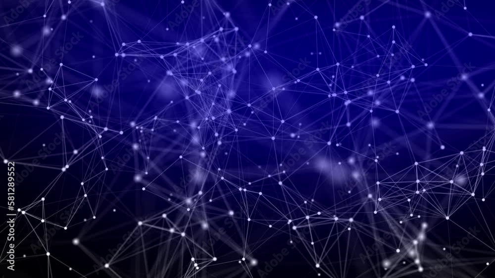 3d rendered abstract plexus shapes. Connection and web concept. Digital, communication and ...