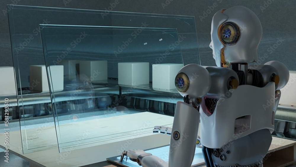 Robot community AI connect technology investment, business lifestyle ...