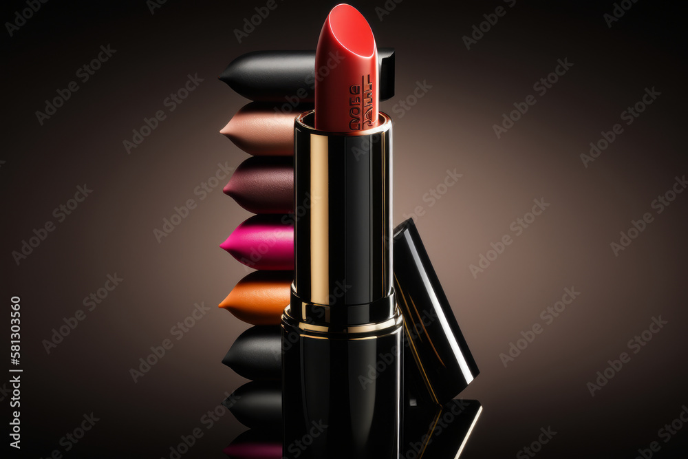 Professional Studio Photography of Lipstick Products, Generative AI ...