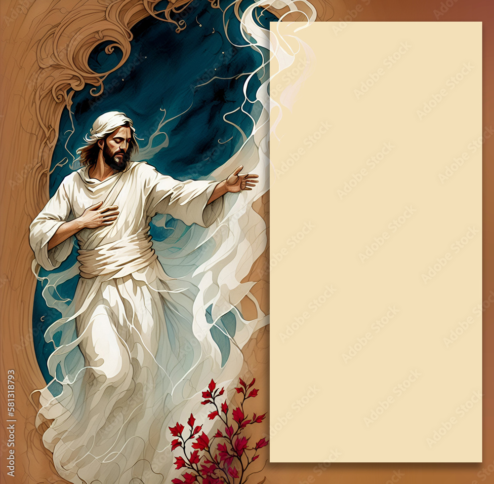Jesus Christ, special for card, writing texts or messages Stock ...