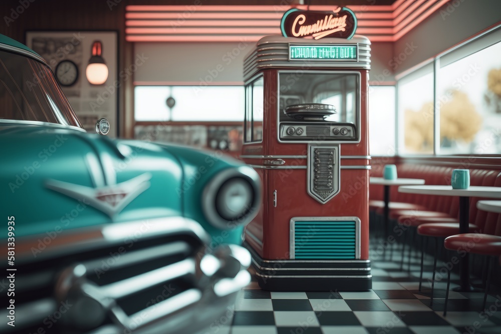 Vintage-inspired Diner with Classic Cars & Insane Details Featuring ...